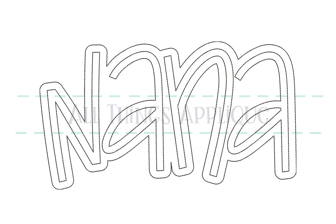 Double Stacked Name – Suttonly Sewn